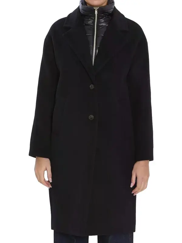 Herno Wool-blend Coat - 9300|black